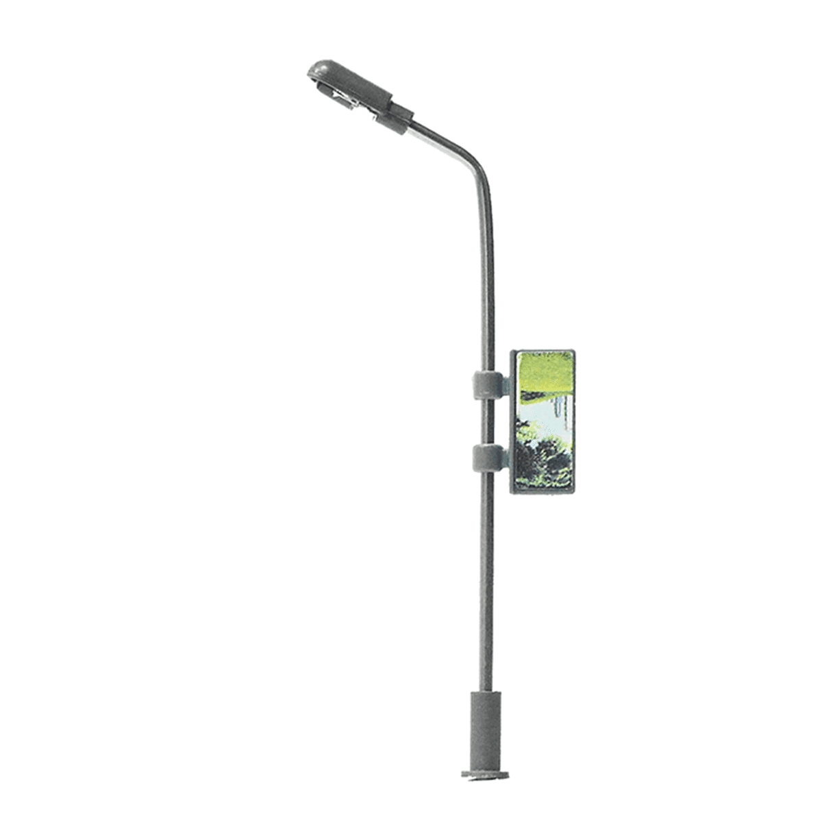 40 Pieces Mini Model Railway Train Lamppost Street Light Warm White HO ...