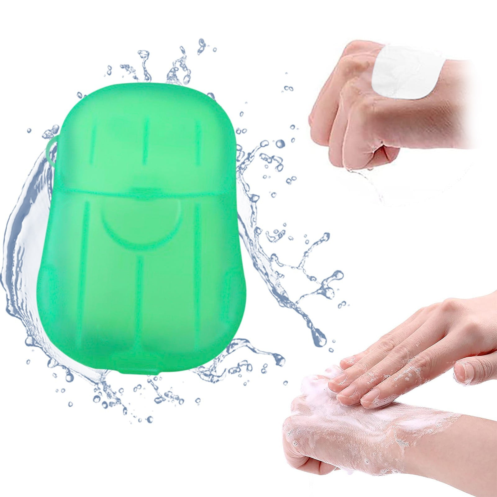 40 Pieces Of Disposable Hand Soap Paper Portable Travel Hiking Washing ...