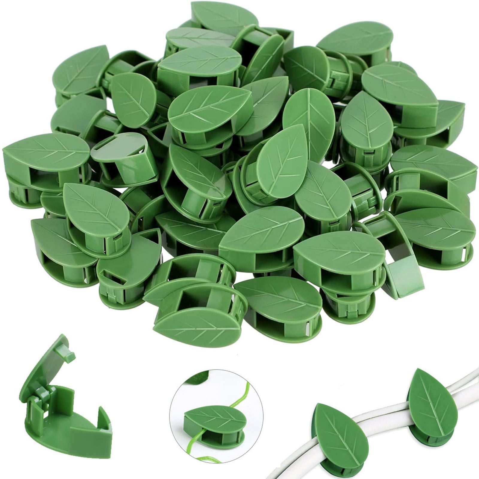 40 Pieces Plant Climbing Wall Fixture Clips Leaf Fixer Invisible Wall ...