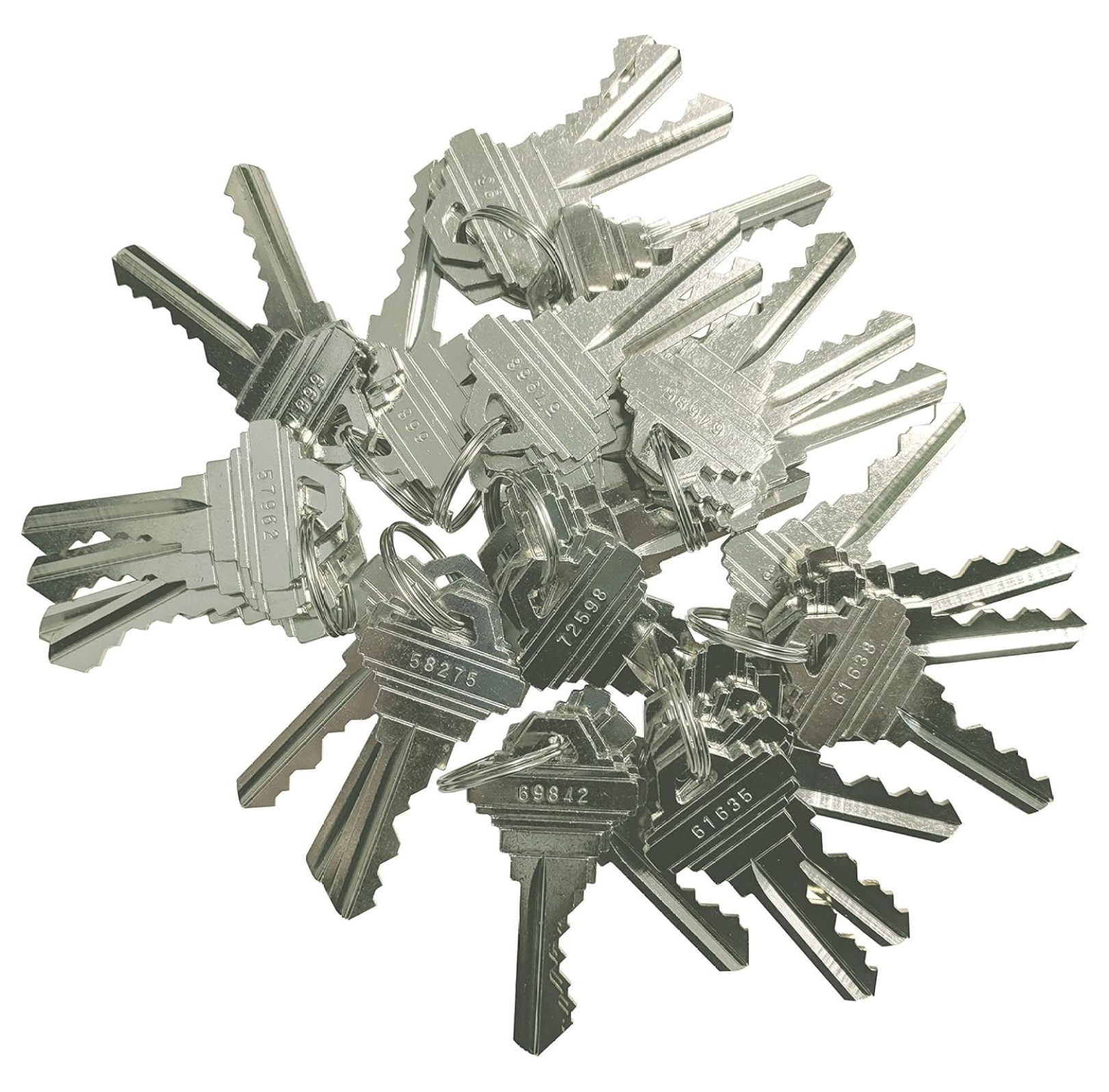40 Pieces SC1/SC4 Compatible Pre-Cut Keys 5 Pins 10 Sets of 4 SC Keys ...