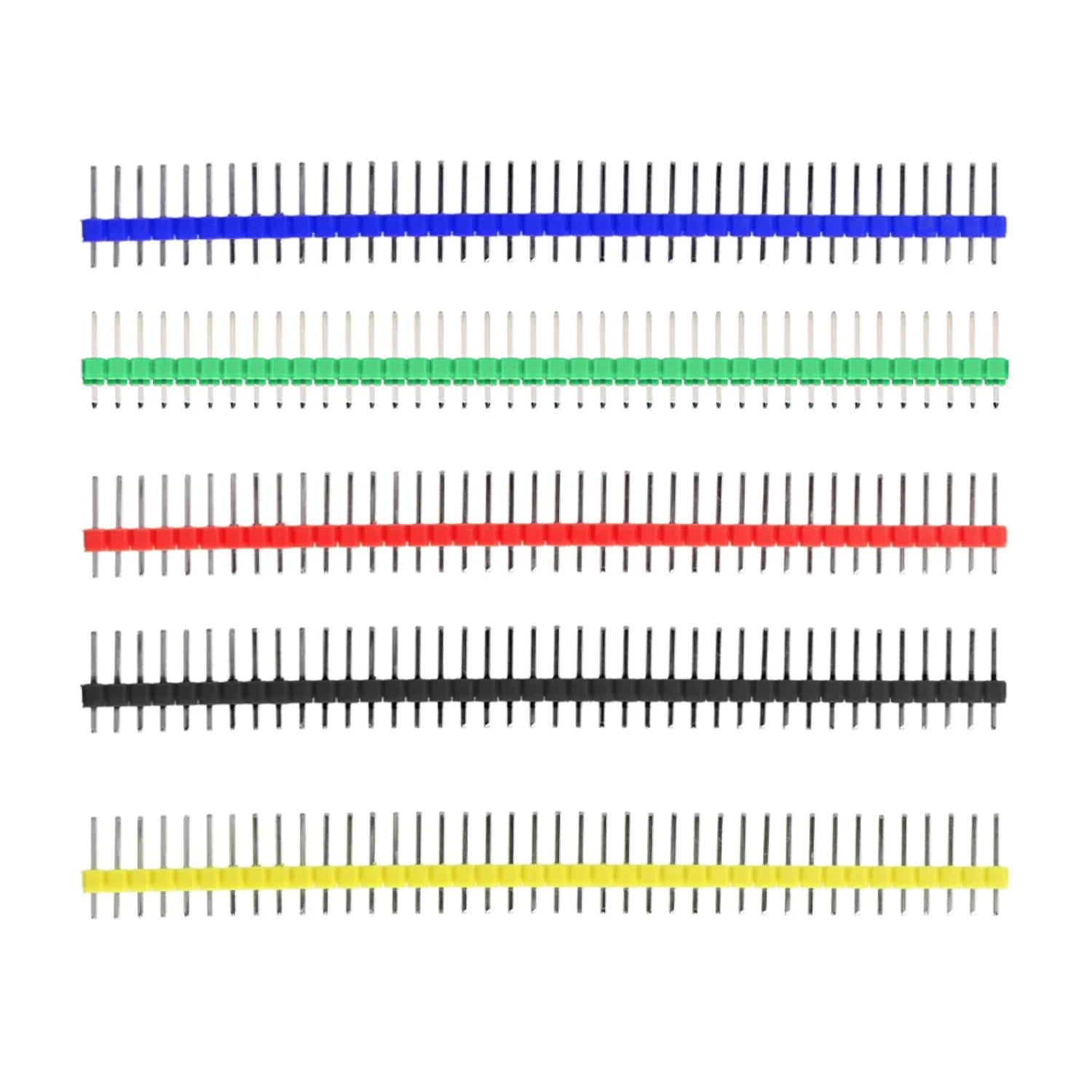 40 Pin 2.54mm Pitch 1x40 Male Berg Strip - Walmart.com