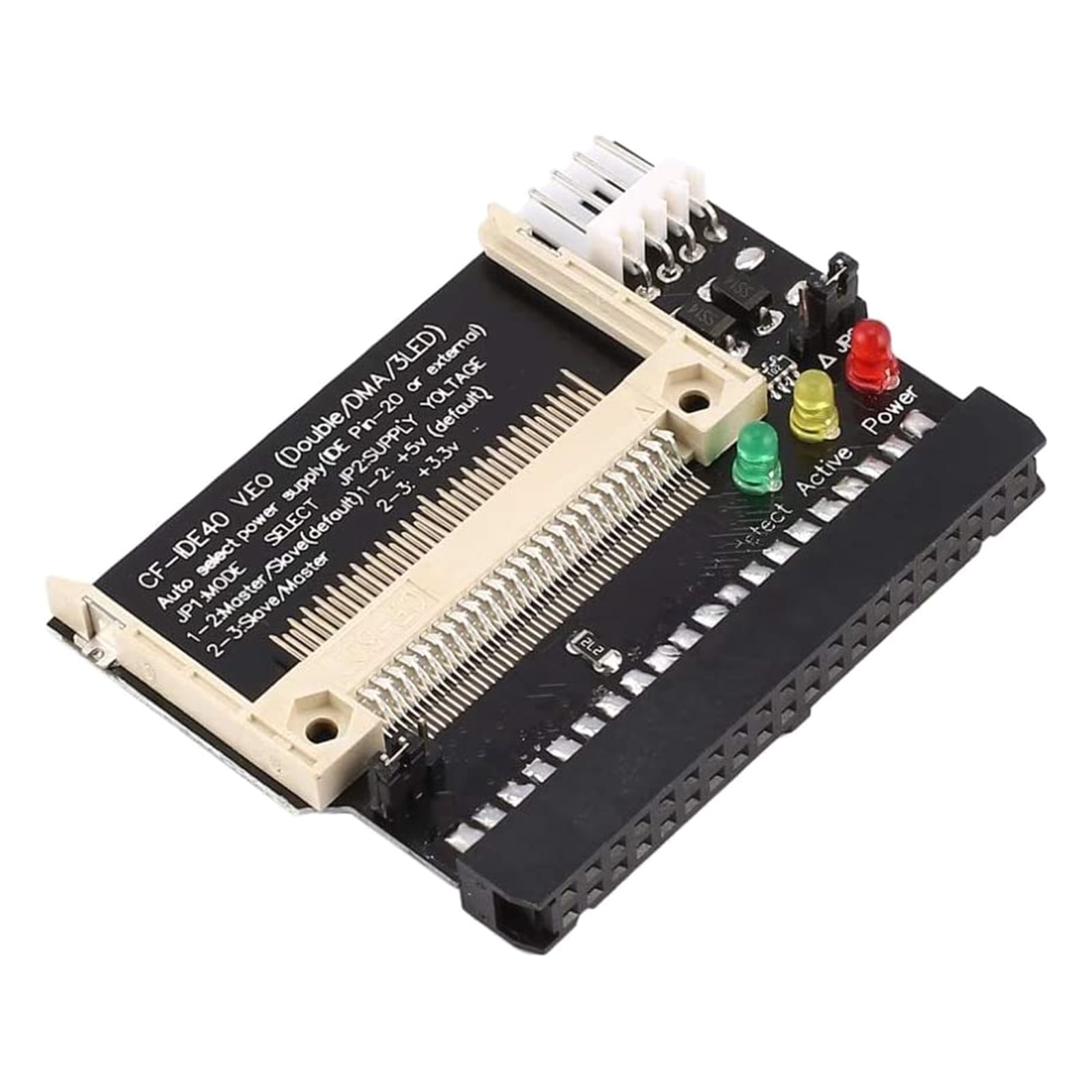 40-Pin Compact Card to 3.5'' IDE Converter Adapter 3 LEDs Complied with ...