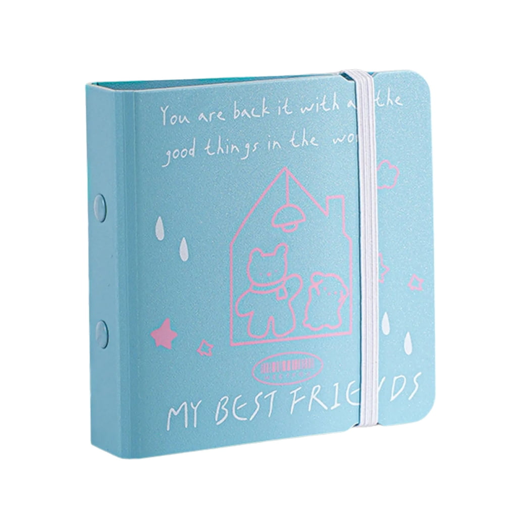 40 Pocket Photo Album 3Inch Photo Card Organiser Folder With 3 Rings PP ...