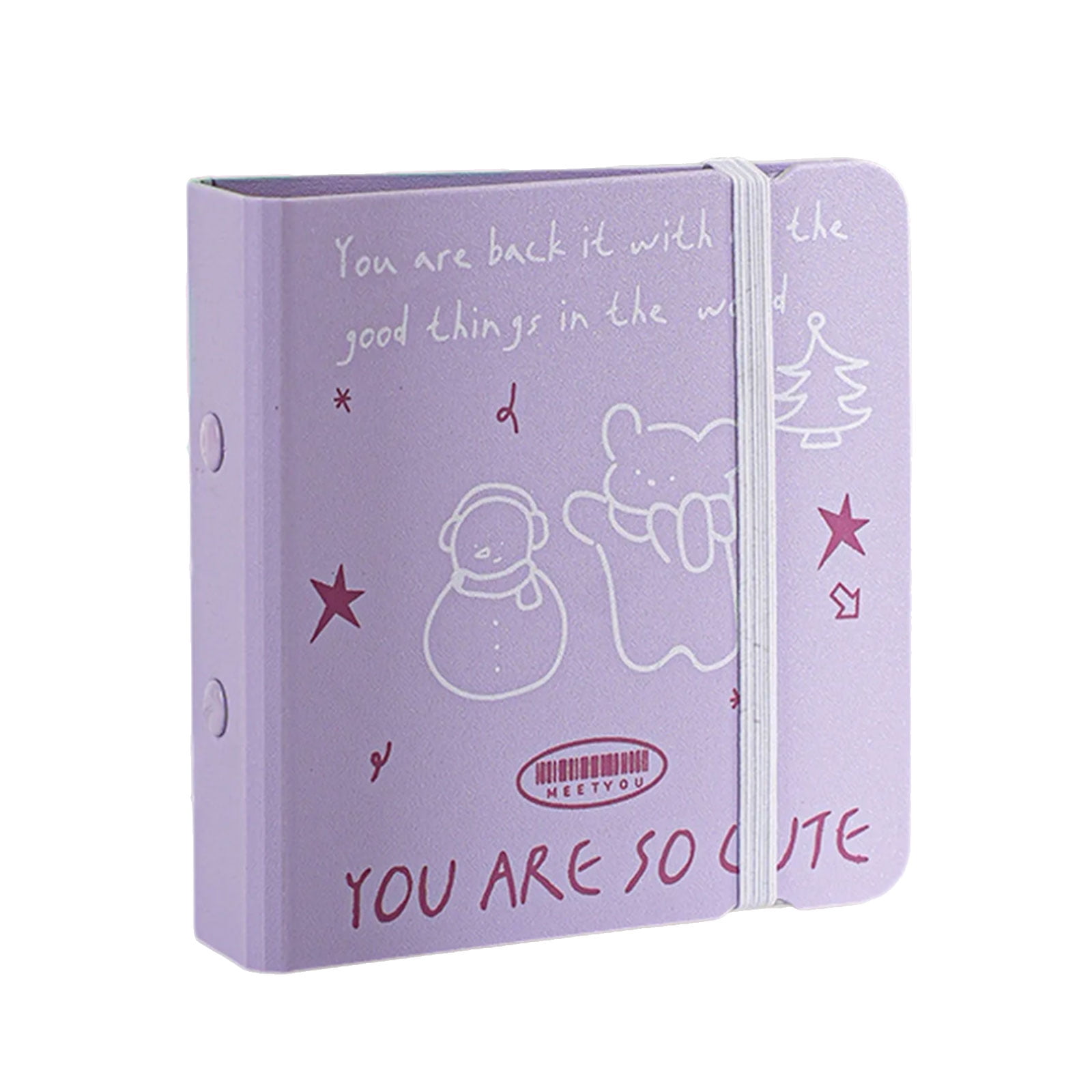 40 Pocket Photo Album 3Inch Photo Card Organiser Folder With 3 Rings PP ...