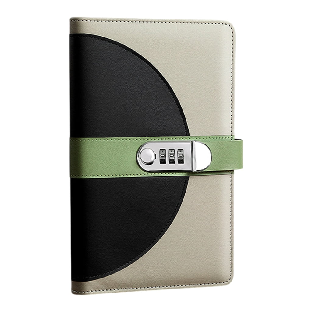 40 Pockets Leather Receipt Folder with Lock for Cheque Card 5.8x9.2Inch ...