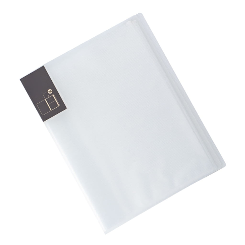 40 Pockets Presentation Book File Folder Clear Sleeves Protectors ...