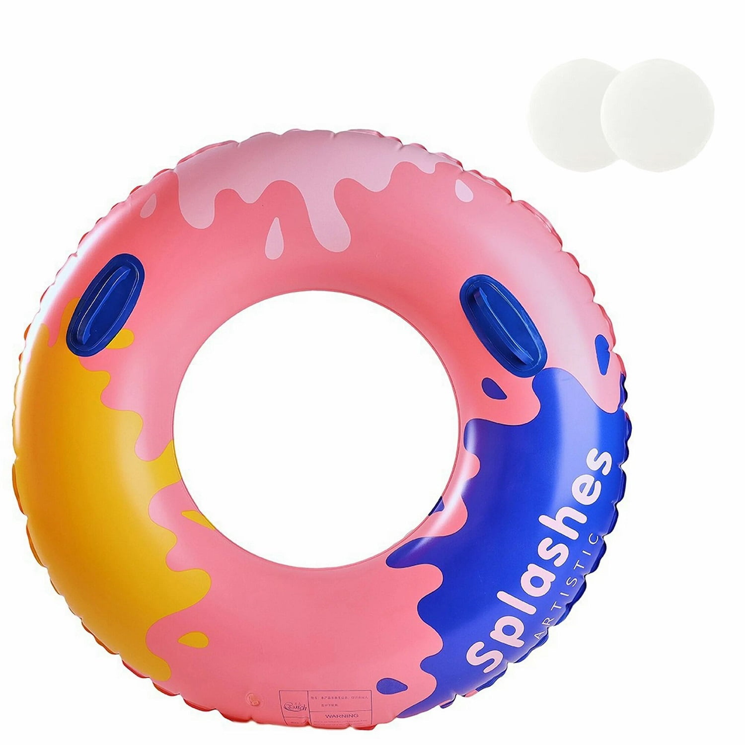 40" Pool Float inflatable Swim Ring Adult Swim Ring Summer Floating ...