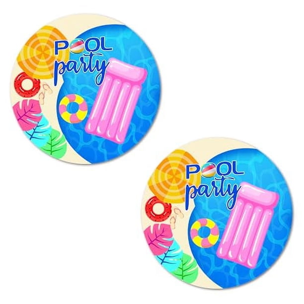 Pool Party Stickers for Organizing Business Office Files - Walmart ...