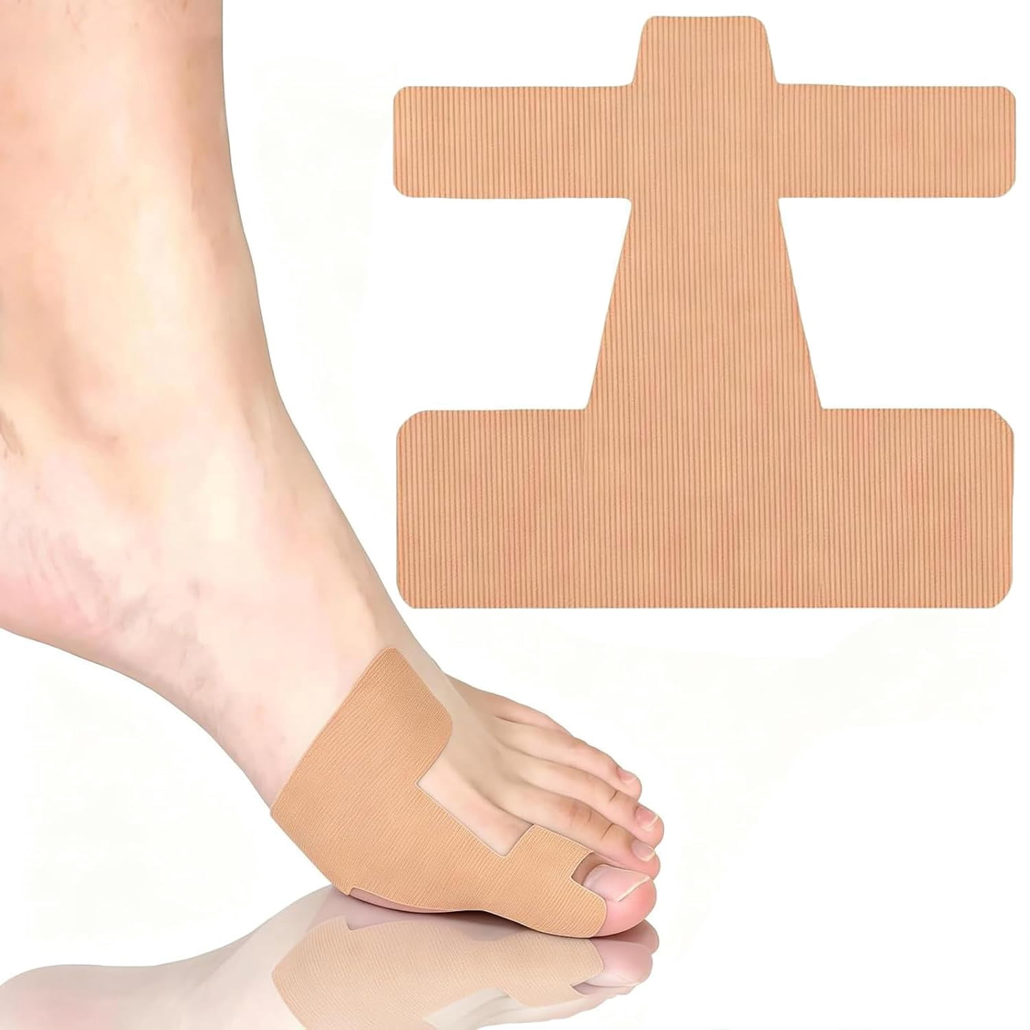 40 Pre-Cut Bunion Kinesiology Tape – Self-Adhesive, Elastic Breathable ...