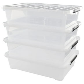 Shallow Underbed Storage Containers