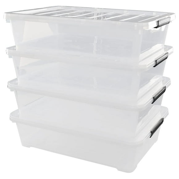 Shallow Underbed Storage Containers
