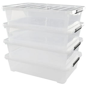 Shallow Underbed Storage Containers