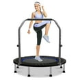 40" Rebounder Trampoline for Adults & Kids - Fitness Trampoline with ...