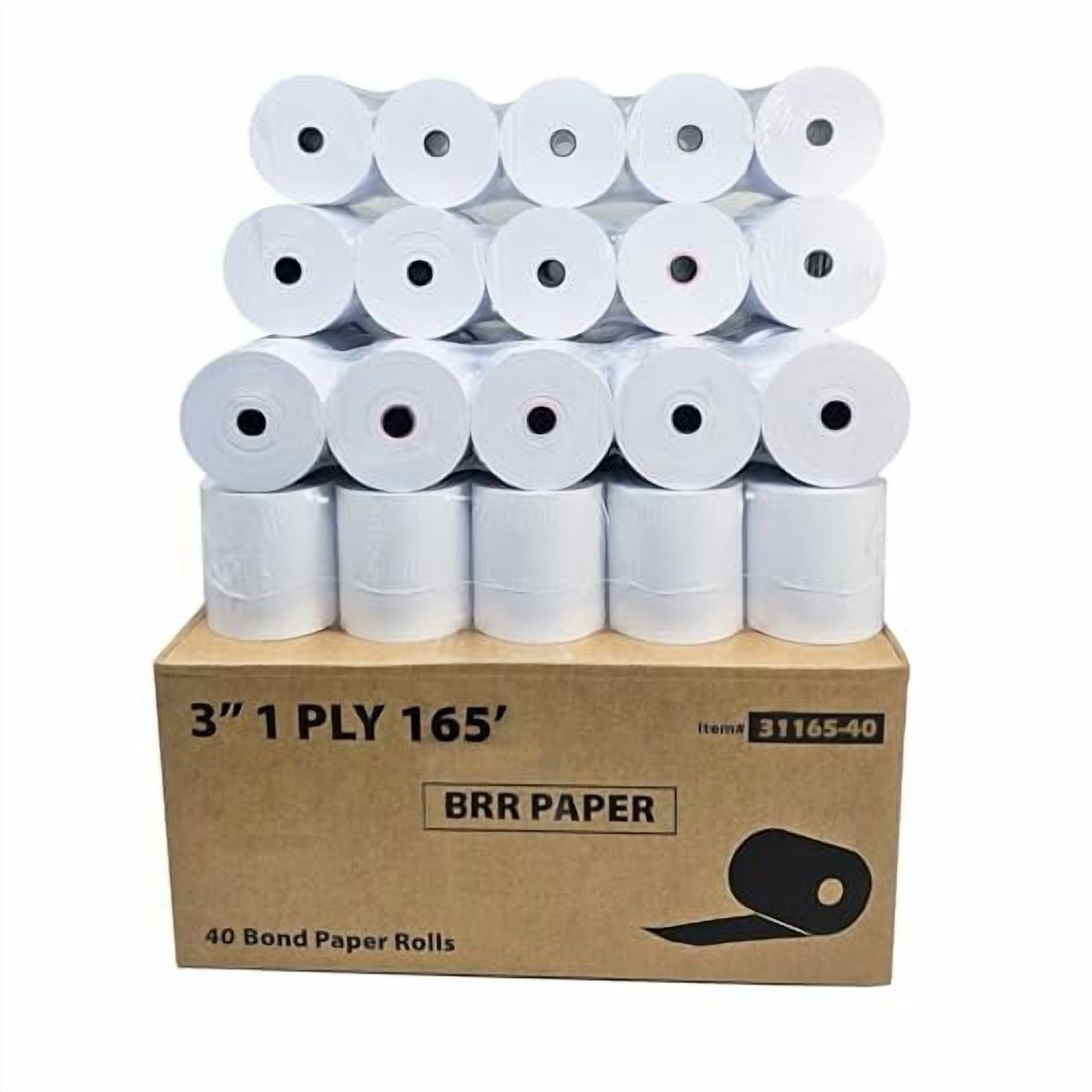 (40 Rolls) 3" x 165' 1 Ply Bond (Non –Thermal) Made in USA STAR SP 700 ...