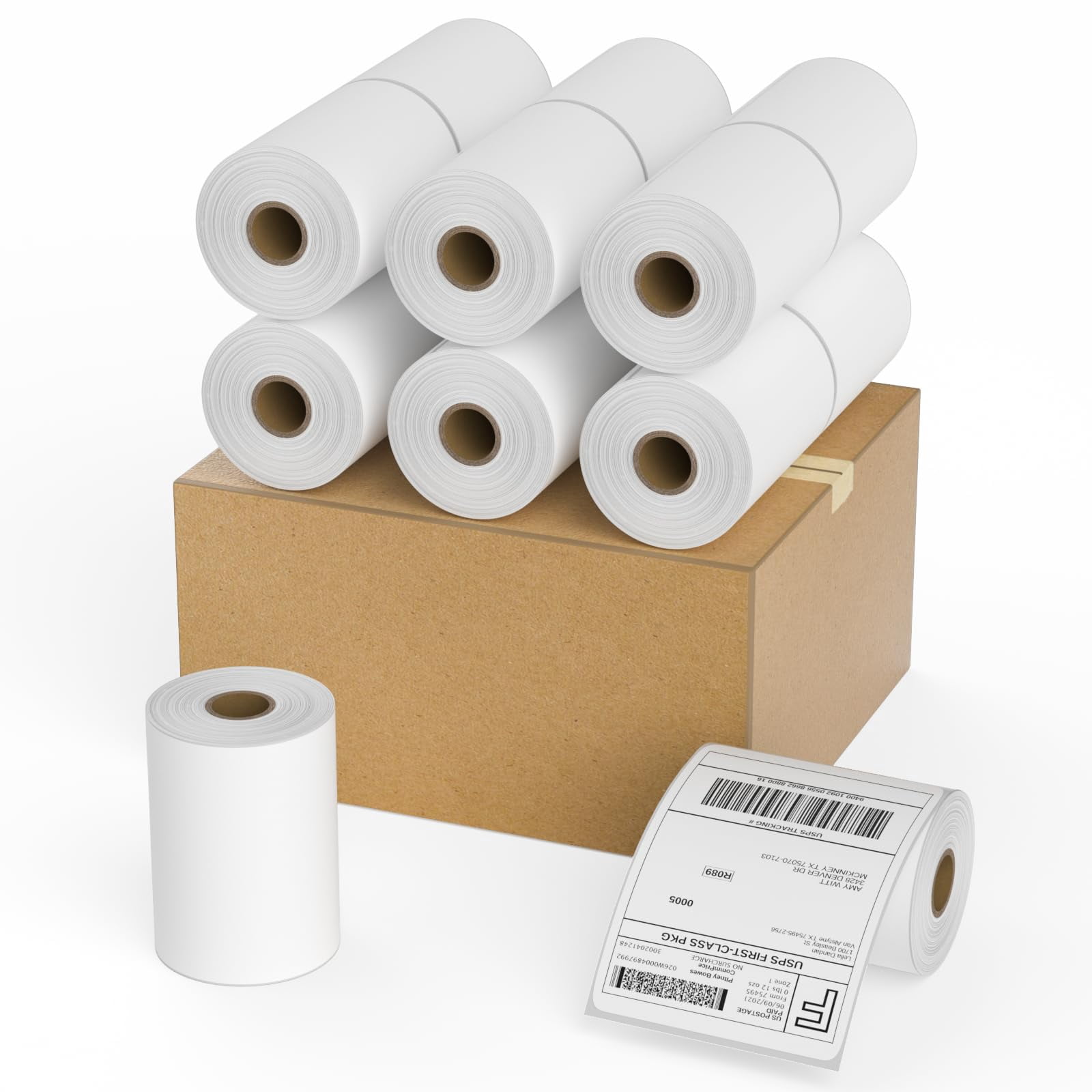 40 Rolls 4x6 Direct Thermal Shipping Labels 250 Labels per Roll ...
