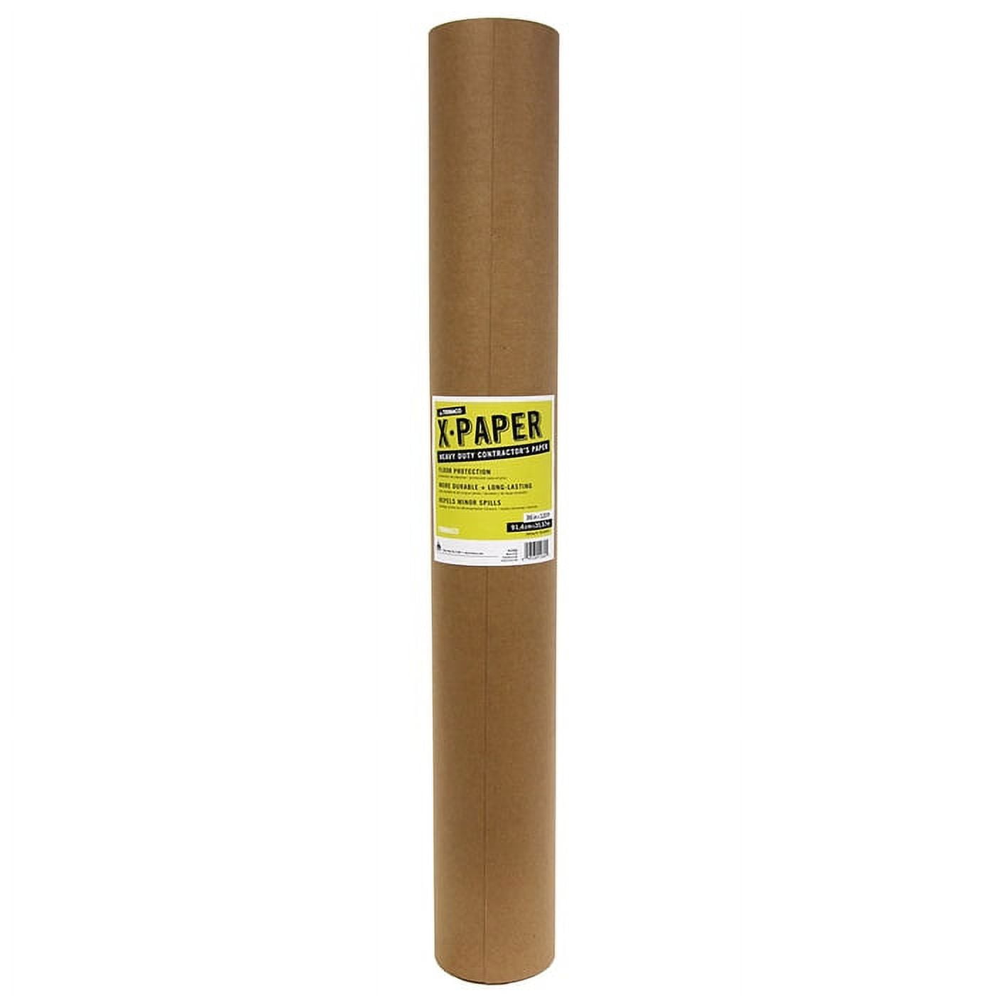 40-Rolls of 36” x 120’ Trimaco 12360 X-Paper Brown Heavy Duty ...