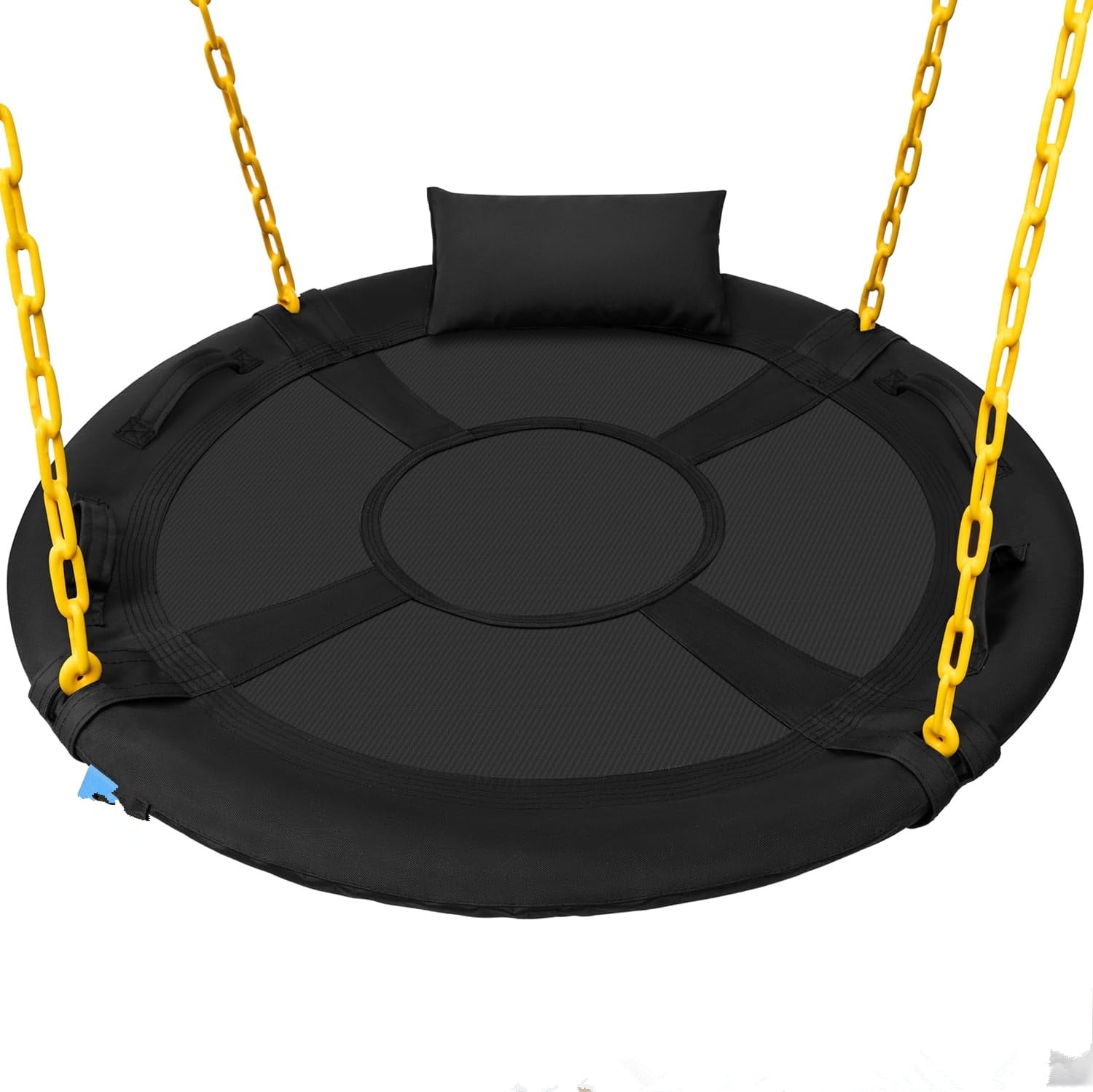 40" Saucer Swing - Outdoor Swing Set with Heavy-Duty Chains & Hanging ...