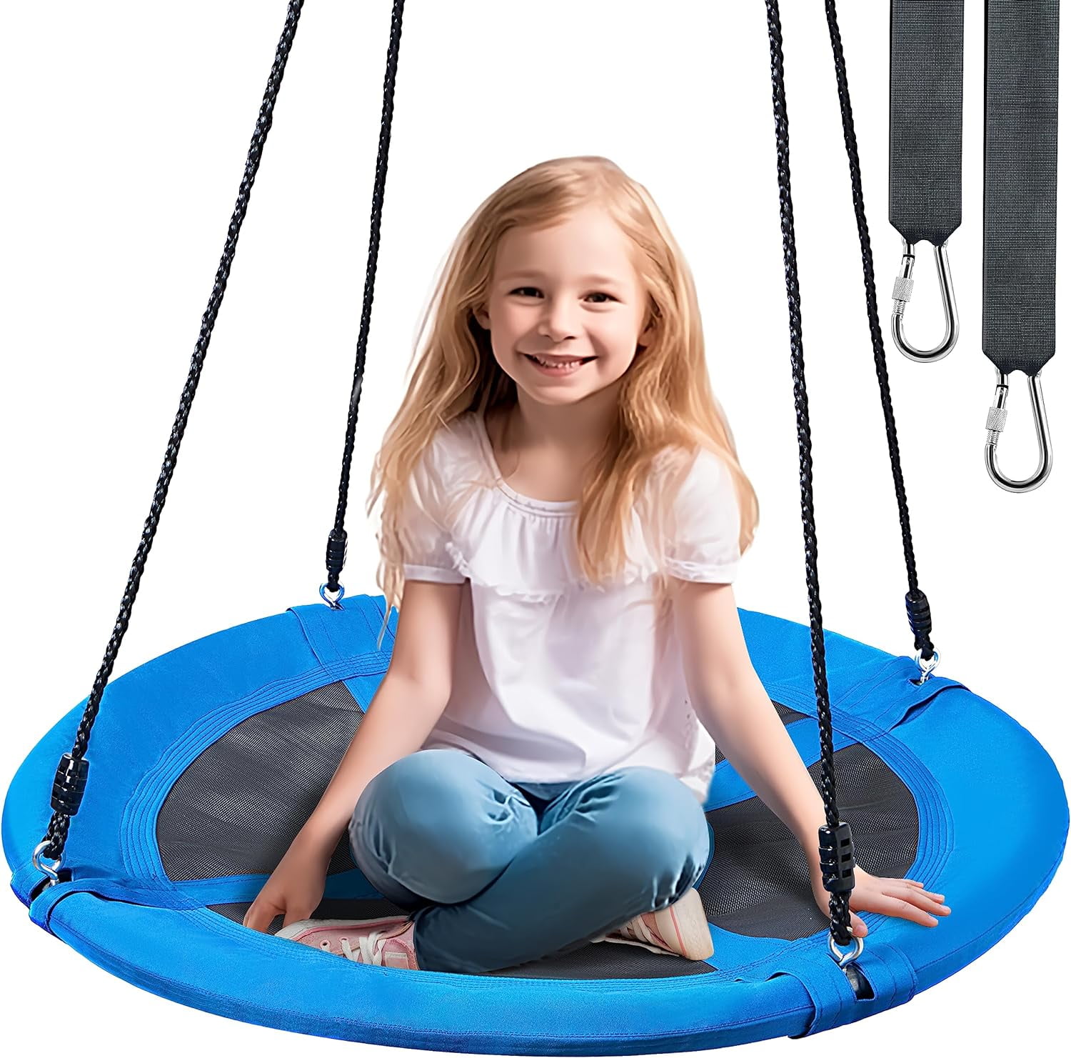 40" Saucer Tree Swing Set - 900Lb Weight Capacity, 900D Oxford ...