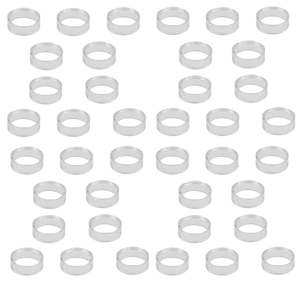 40/Set Acrylic Display Stand Glass Marbles Stone Base - Walmart.com