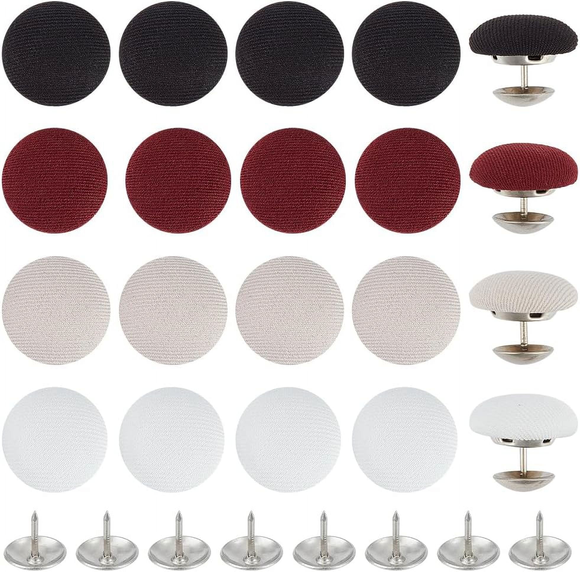 40 Sets 4 Colors Baseball Cap Button Top Replacement Hats Buttons 17mm ...