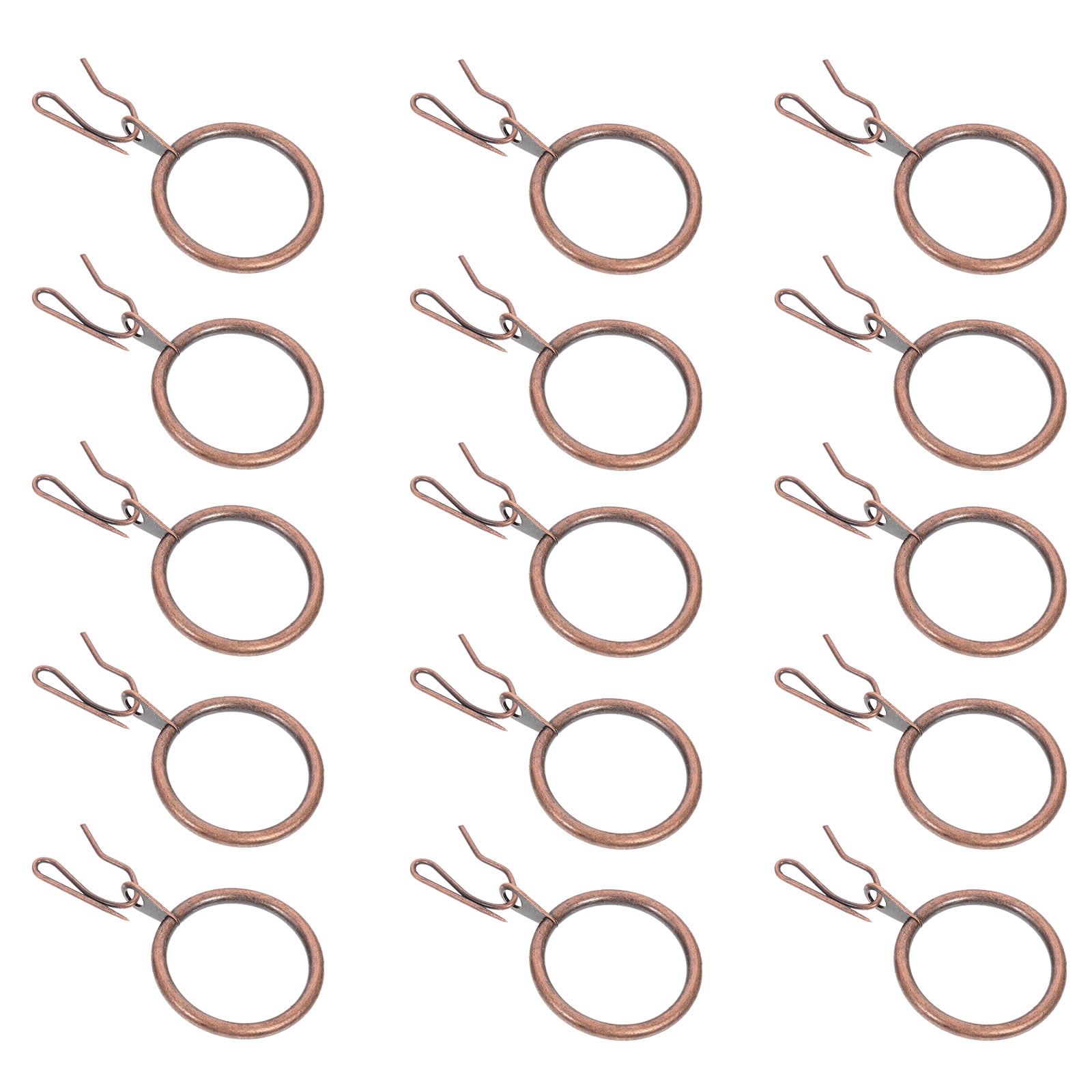 40 Sets Curtain Rings Curtain Clips Metal Curtain Rings Sturdy Curtain ...