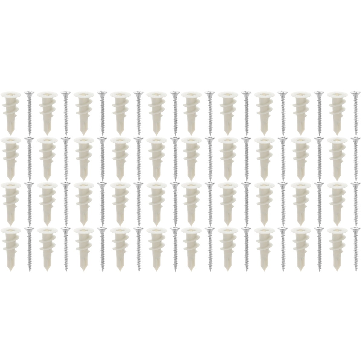 40 Sets Drywall Anchor Plasterboard Expansion Screws Gypsum Boards ...