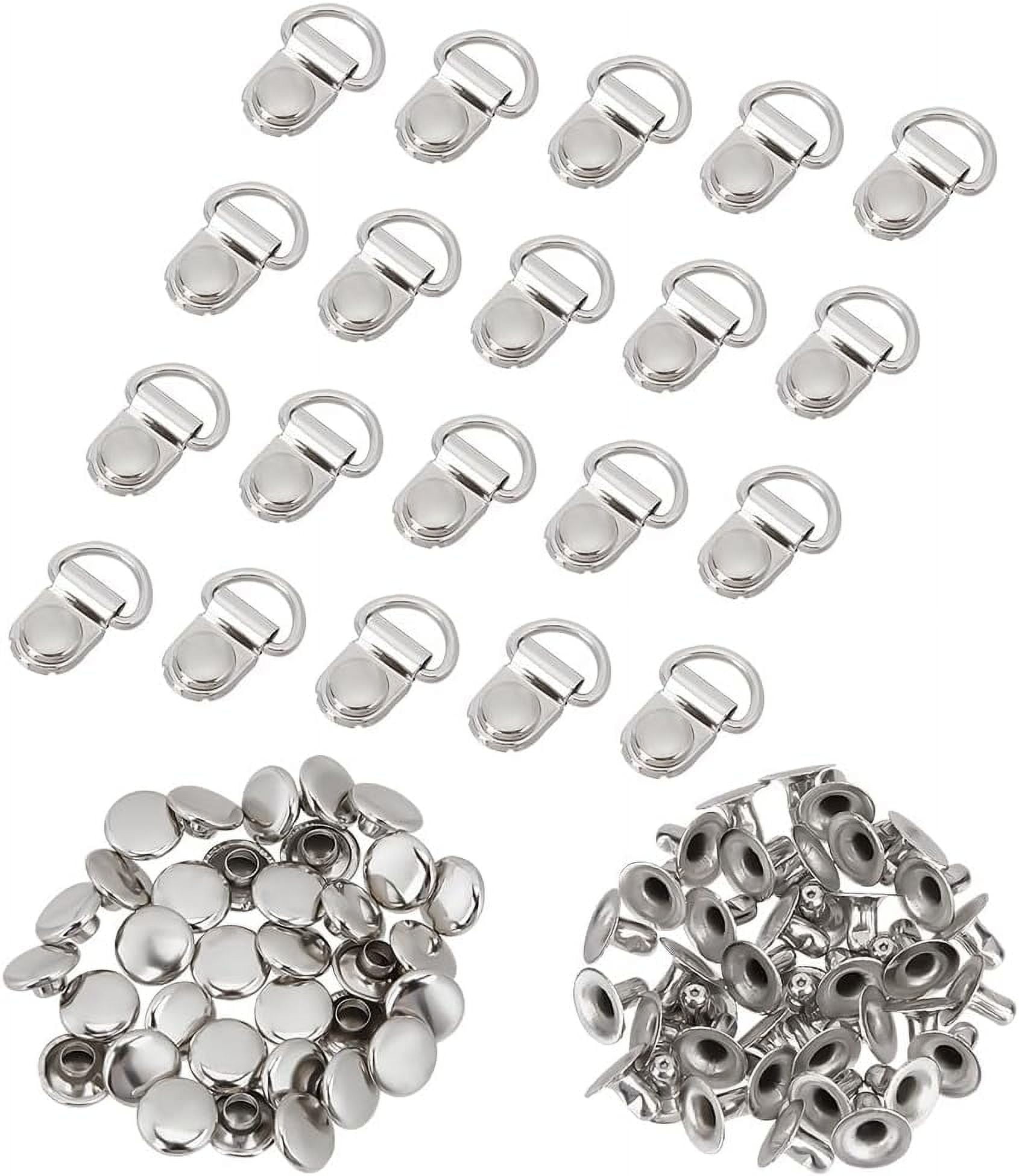 40 Sets Metal Shoelace Buckle Sliver Shoes Eyelets Hook Shoes Lace Safety Buckle Brass Boot Lace ...