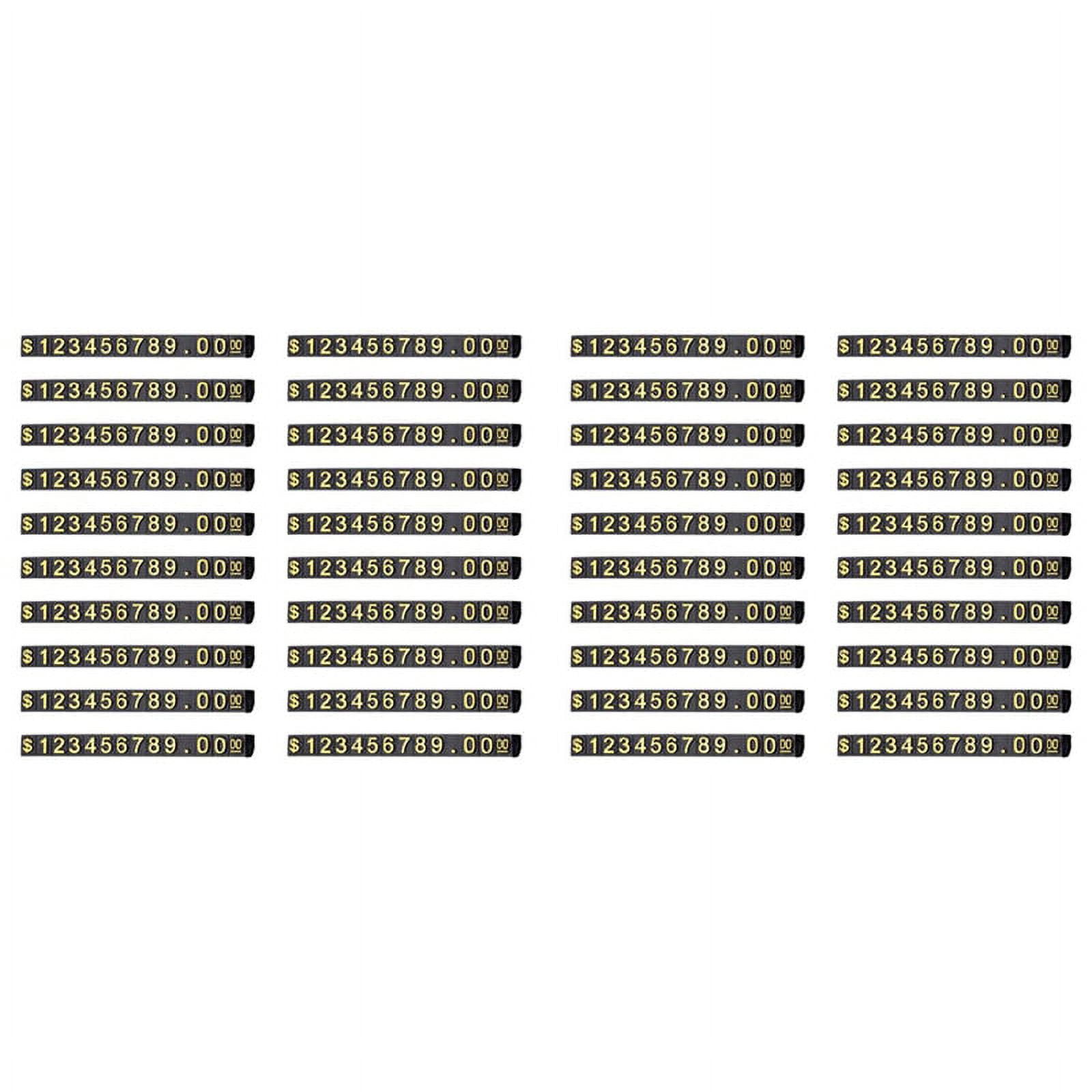 40 Sets Price Display Square Adjustable Price Tag for Price Display ...