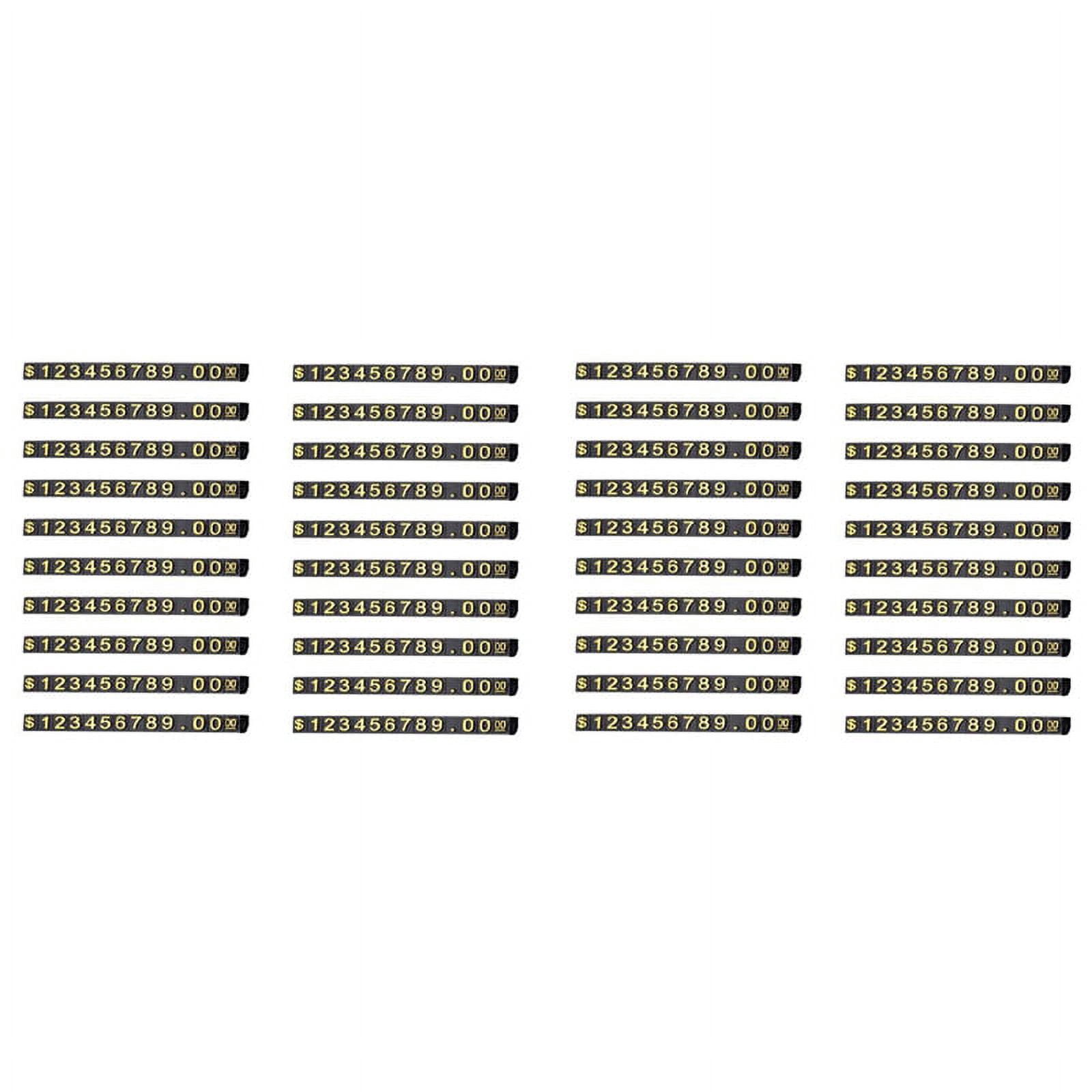 40 Sets Price Display Square Adjustable Price Tag for Price Display ...