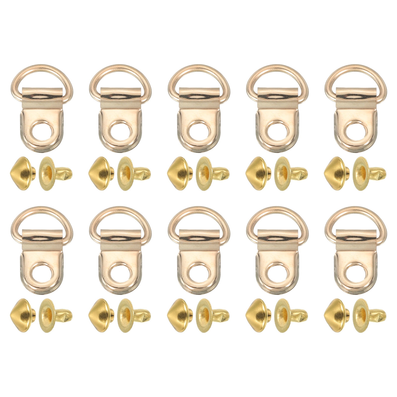 40 Sets Shoelace Hook, Boot Lace Hooks D‑Ring Eyelet Buckles with ...