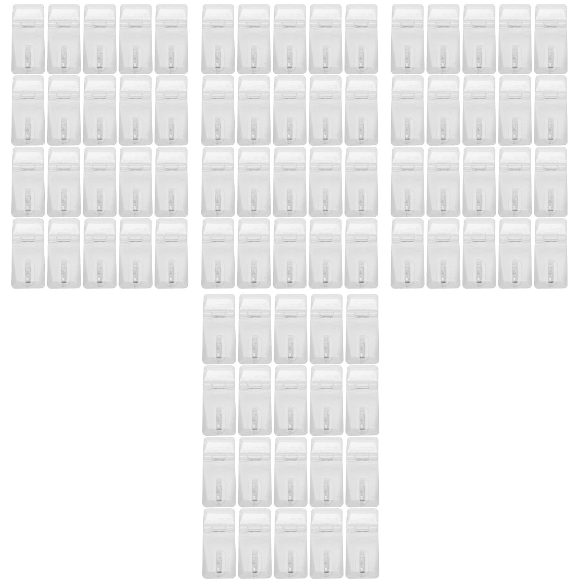 40 Sets Transparent Lock Padlock Hasp Latches Door Bar Lock Luggage ...