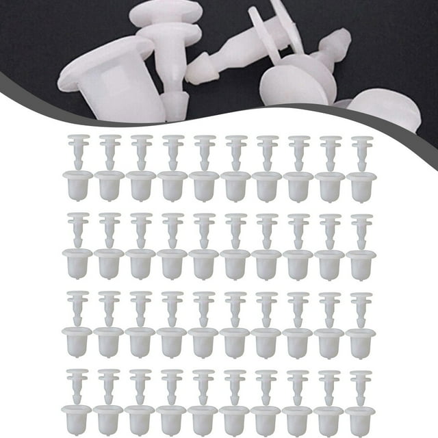 40 Sets Wheel Arch Mudguard Flare Liner Clips Fastener For Nissan for ...