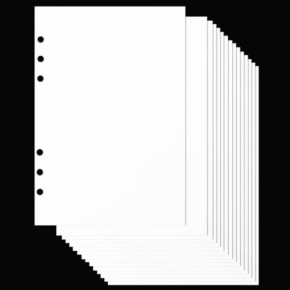 40 Sheets A5 Refill Pad Loose-Leaf Refillable Planner Inserts Note ...