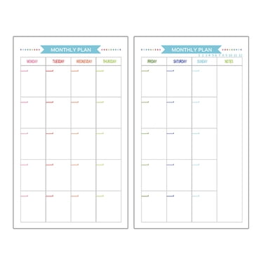 A6 Size 2024 Weekly/Monthly Planner and 6-Hole Budget System Refill, 6 ...