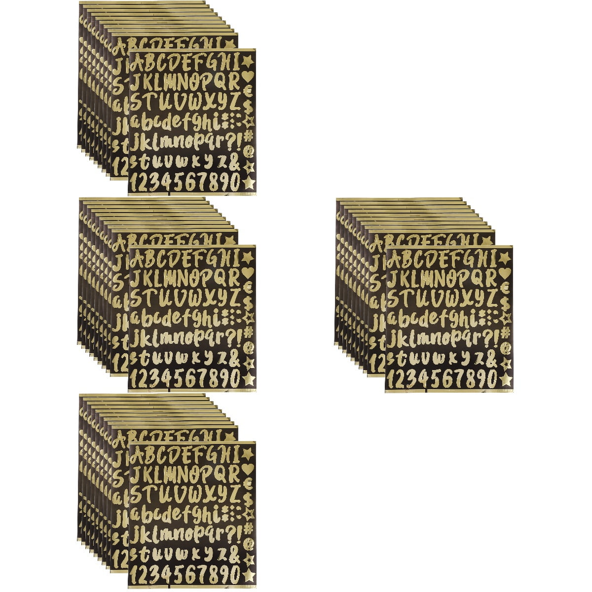 40 Sheets Alphanumeric Kit Doorplate Letter Sticker Mailbox Numbers ...