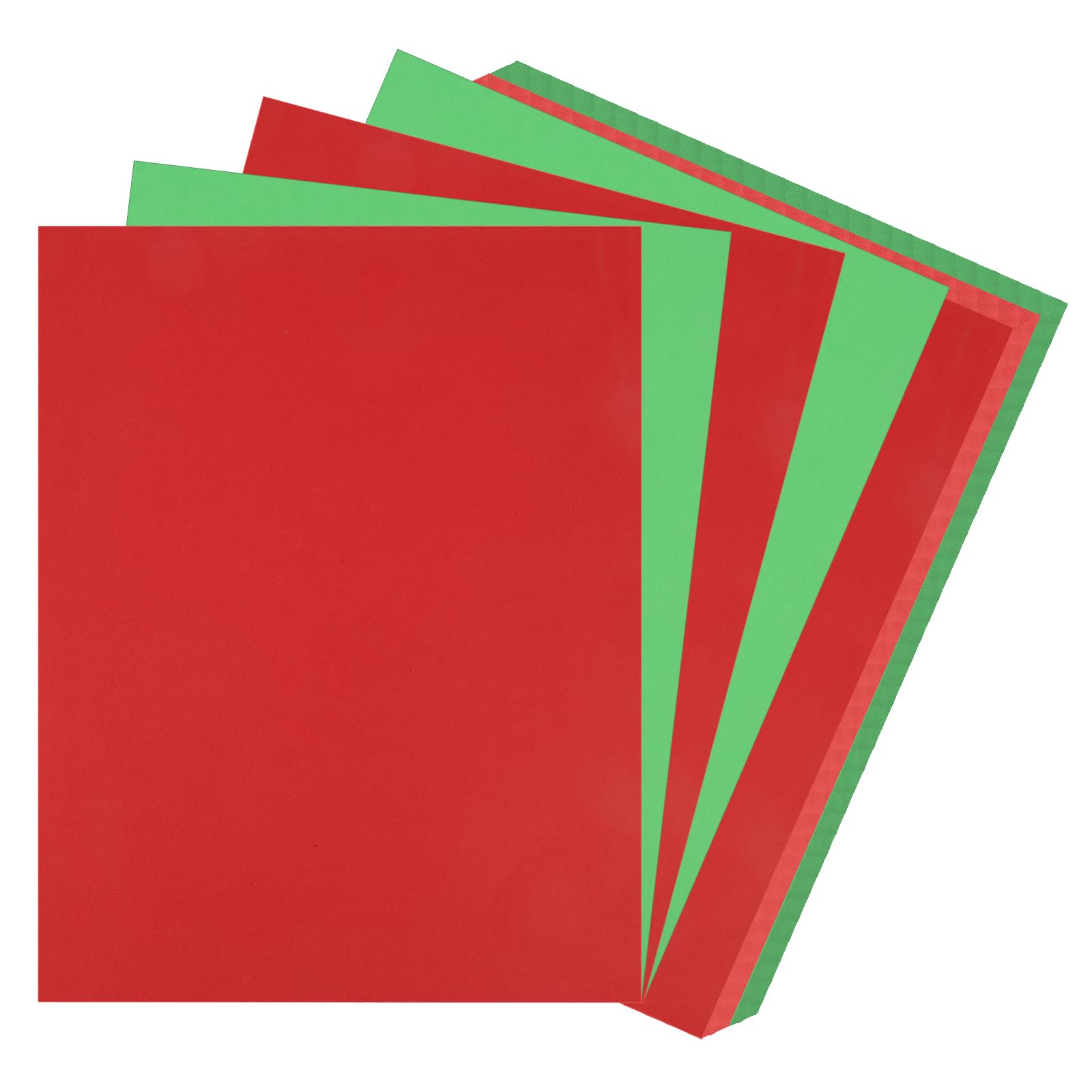 40 Sheets Christmas Cardstock Paper MDA05 - 8.5×11" Red & Green ...