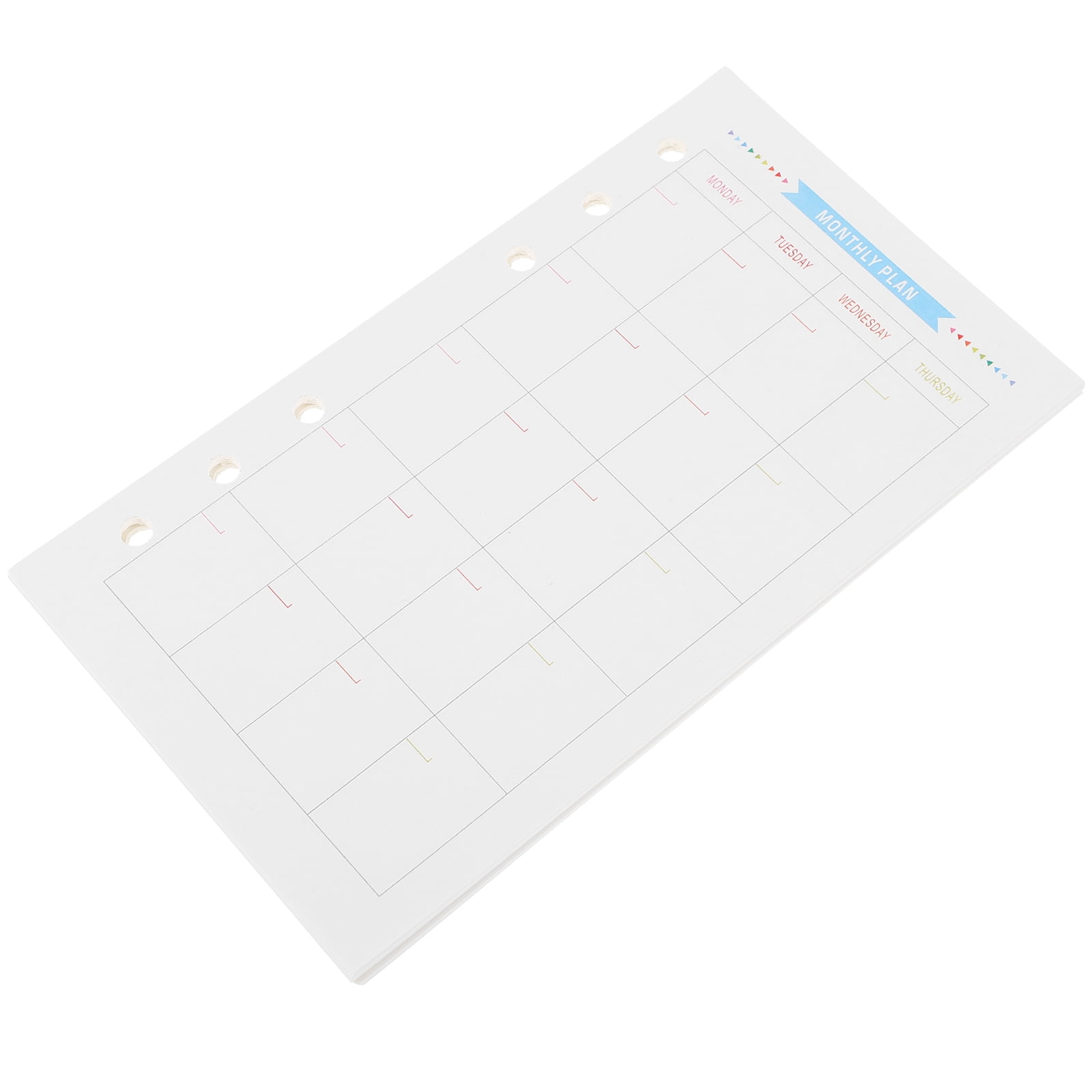 40 Sheets Planner Binder Refill Five Star Graph Paper Traveler Notebook ...