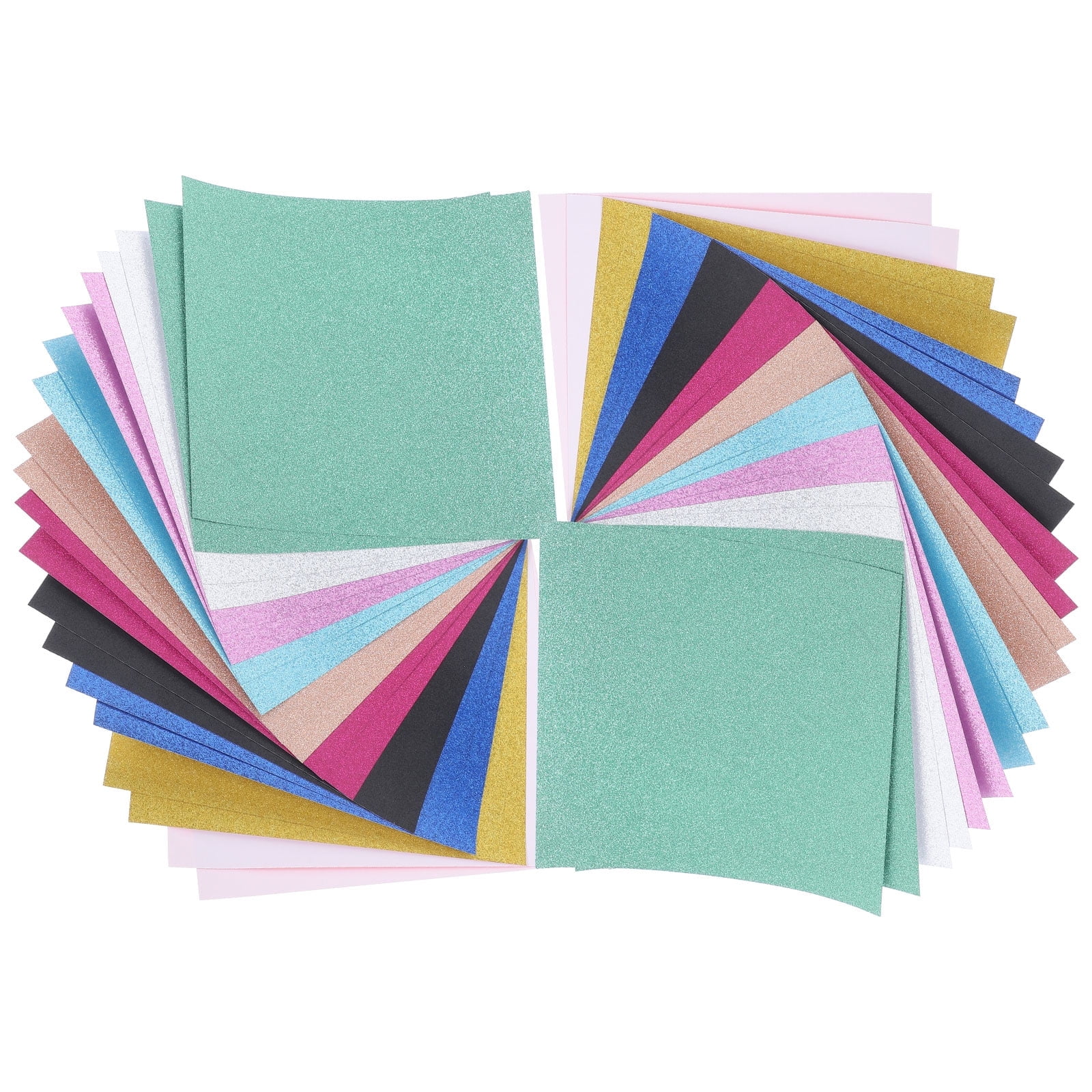 40 Sheets Glitter Cardstock Vellum Paper Handmade Shimmer - Walmart.com