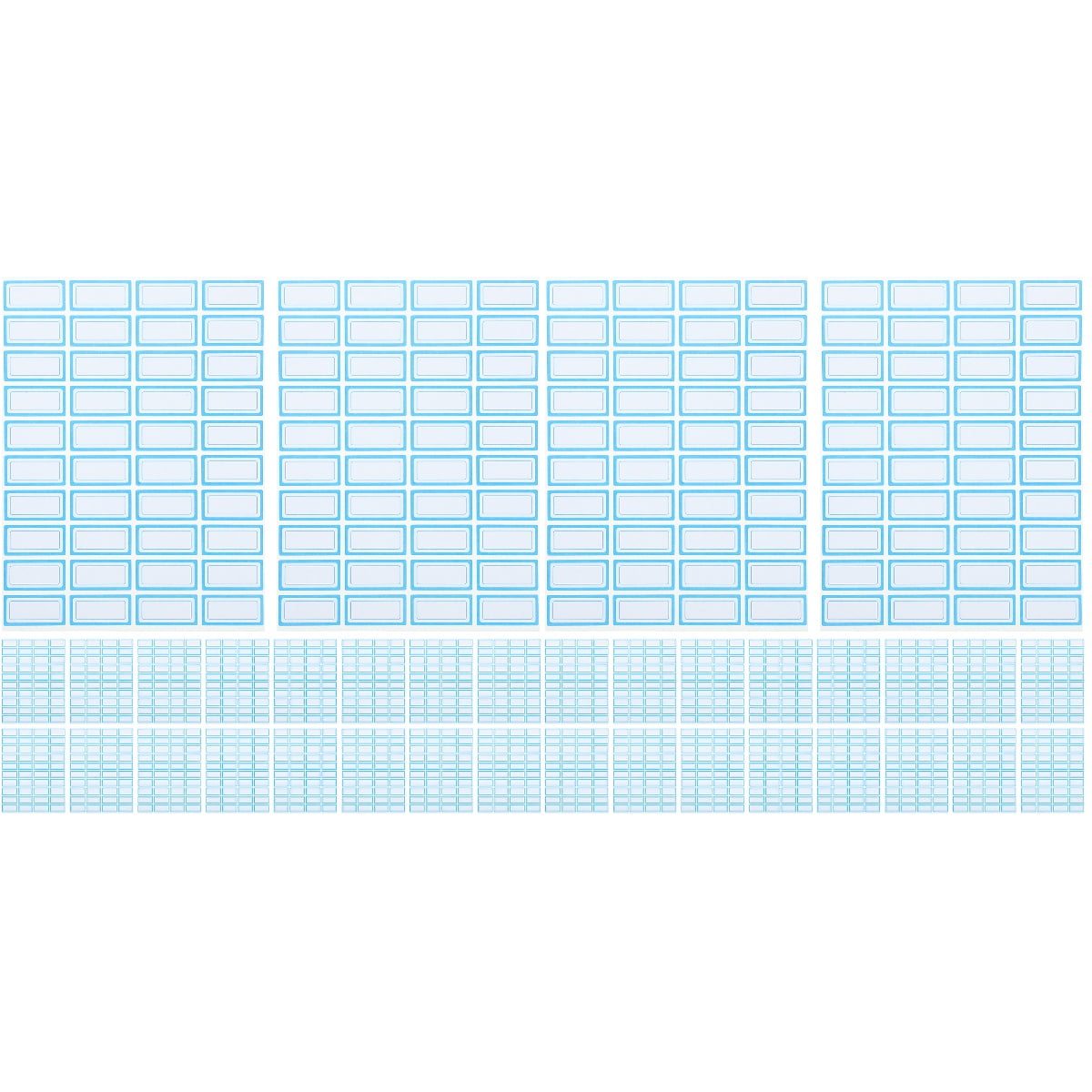 40 Sheets Name Tags Stickers Labels Kitchen Classification Reminding ...