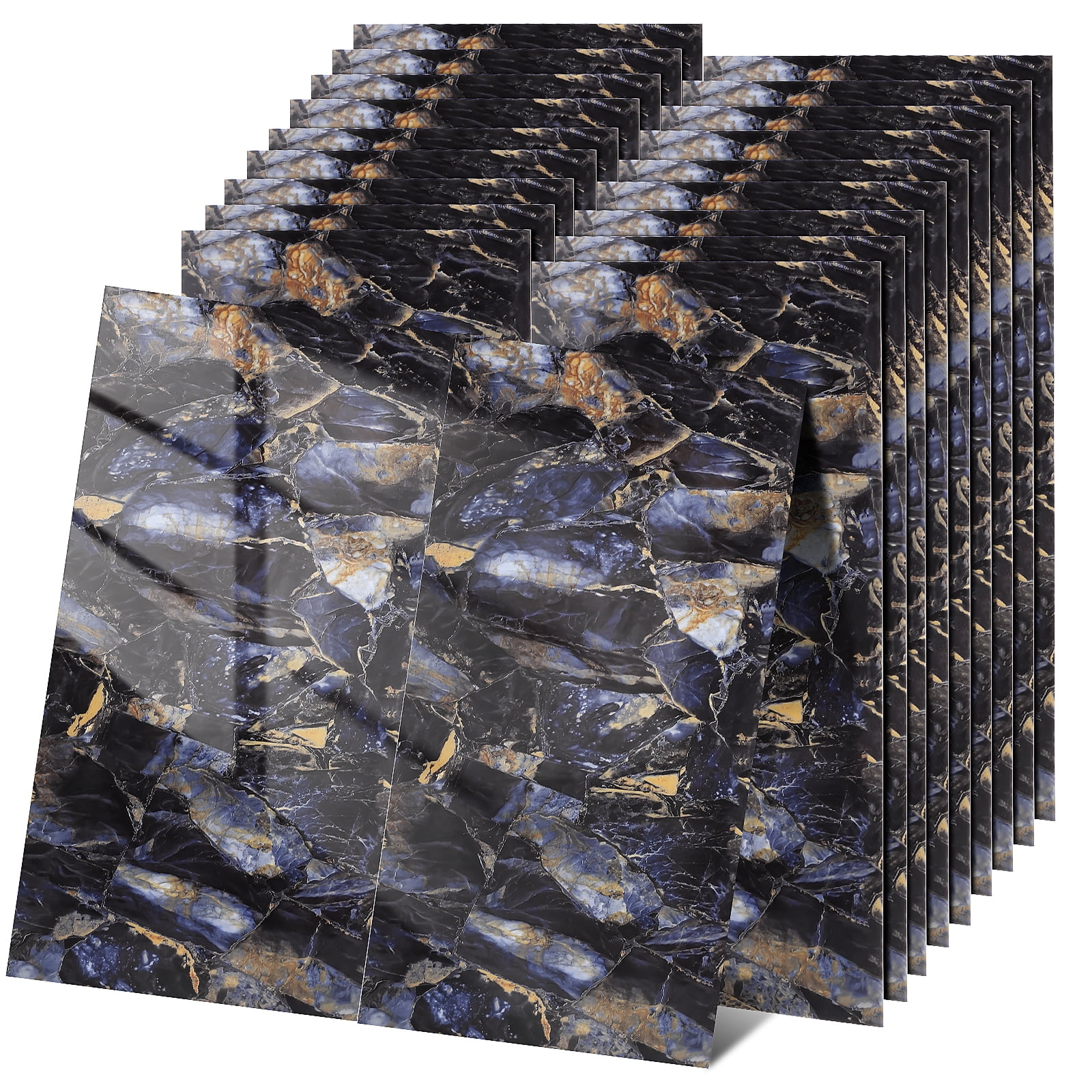 40 Sheets Peel and Stick Wall Panels, Self-Adhesive PVC Wall Panels for ...