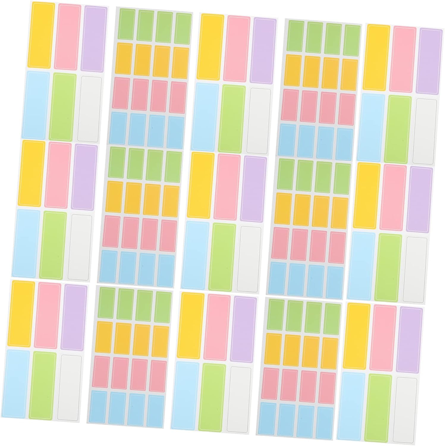 40 Sheets Self-Adhesive Label Tool Stickers Name Tag Stickers Name ...