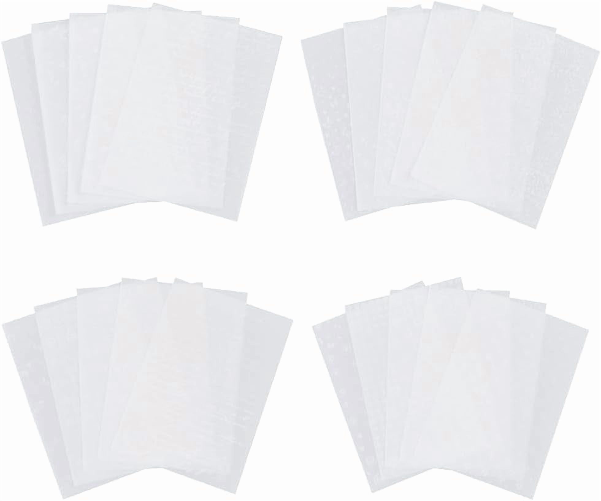 40 Sheets Translucent Vellum Scrapbook Paper 4x5.7 Inch Embossed Vellum ...