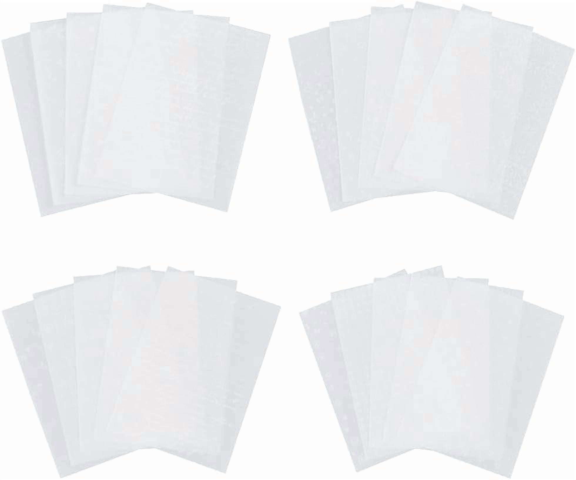 40 Sheets Translucent Vellum Scrapbook Paper 4x5.7 Inch Embossed Vellum ...