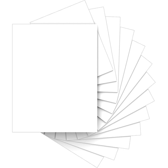 40 Sheets White Cardstock Paper 8.5 x 11, Cardstock Printer Paper 8 1/2 ...