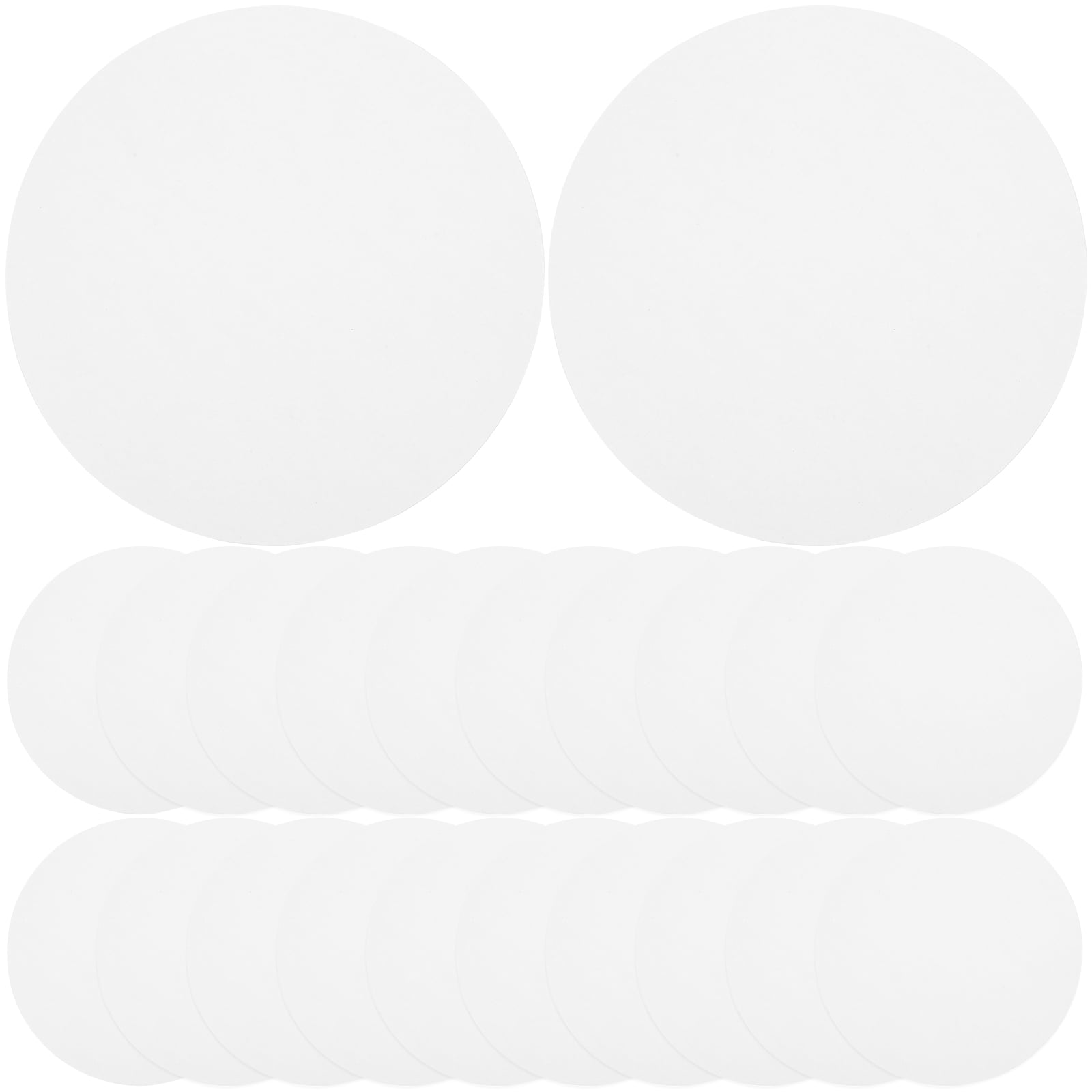 40 Sheets of Blank Round Painting Paper Students DIY Craft Paperboard ...