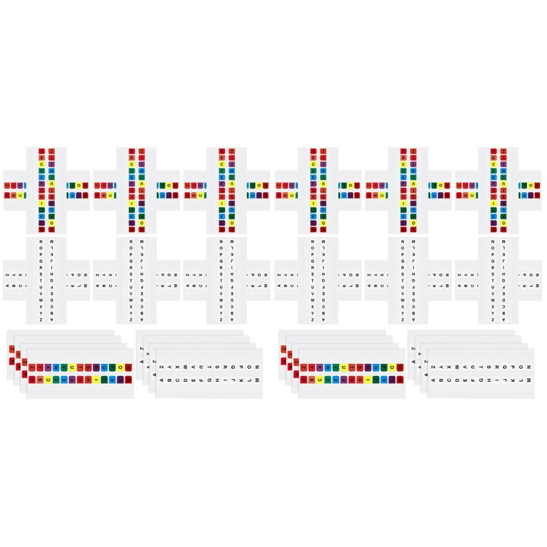 alphabet sticky notes