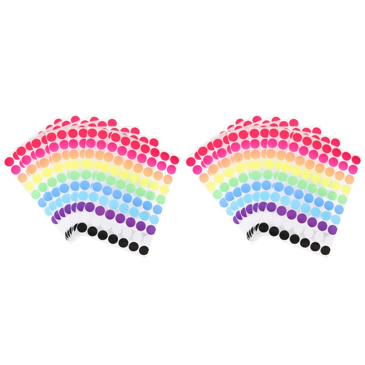 40 Sheets of Colored Circle Stickers Round Stickers Circle Label ...
