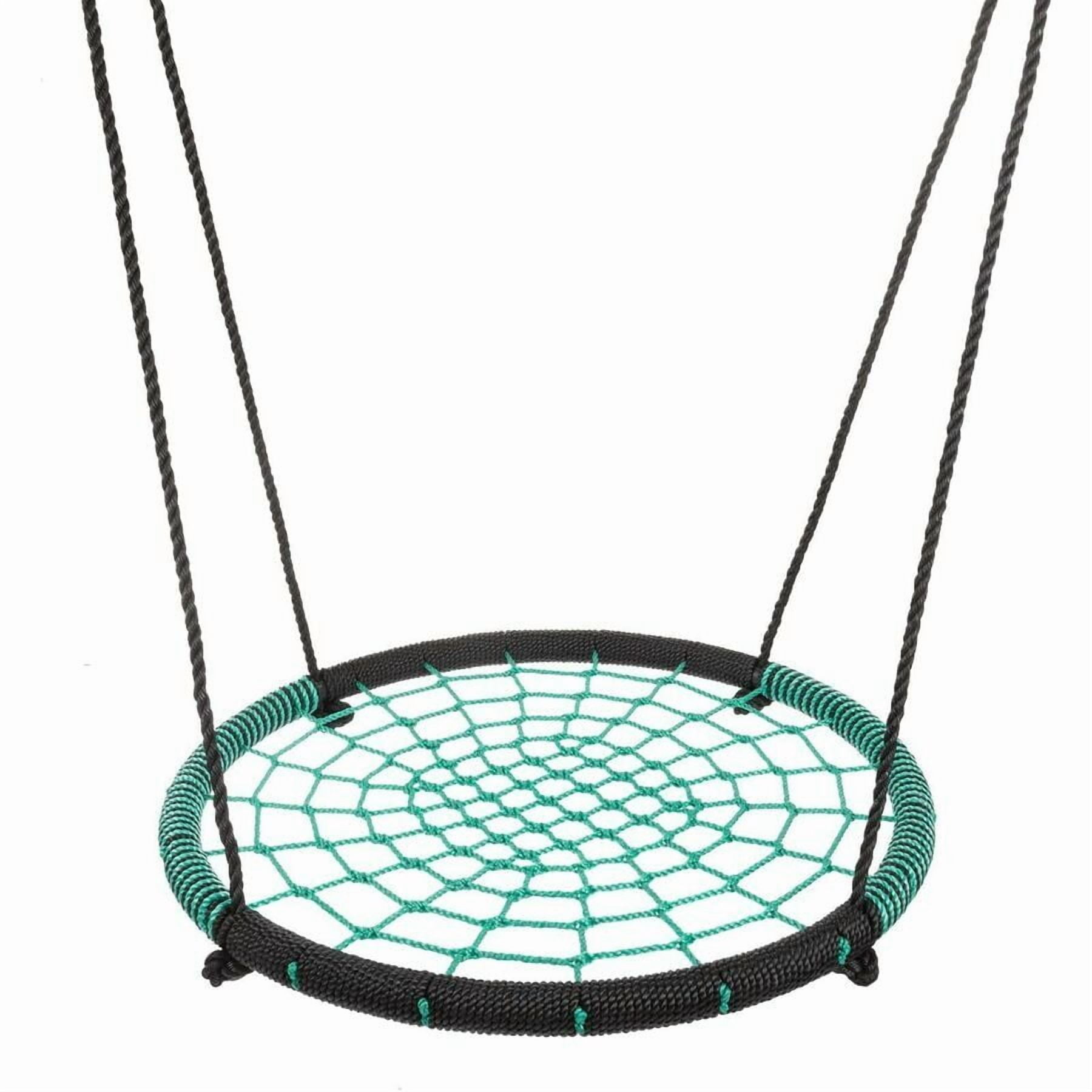 40" Spider Web Tree Swing Rope Saucer Backyard Playground Swing Set ...