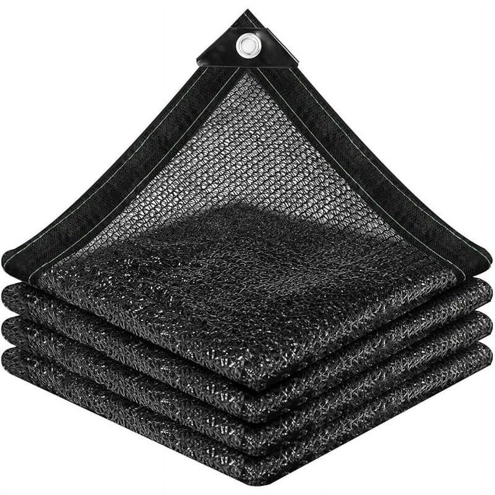 40% Sunblock Shade Cloth Net Black Resistant - 6x12 Ft Garden Shade ...