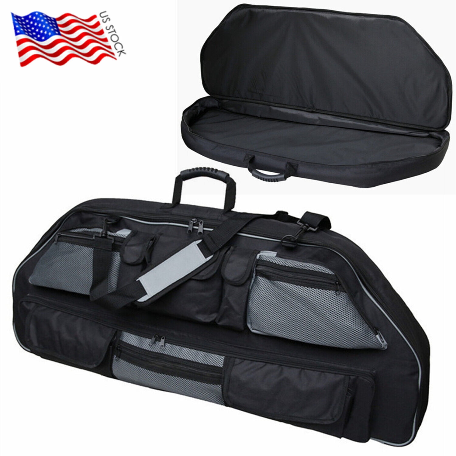 40" Tactical Compound Bow Case Archery Bow Protector Holder Shooting ...